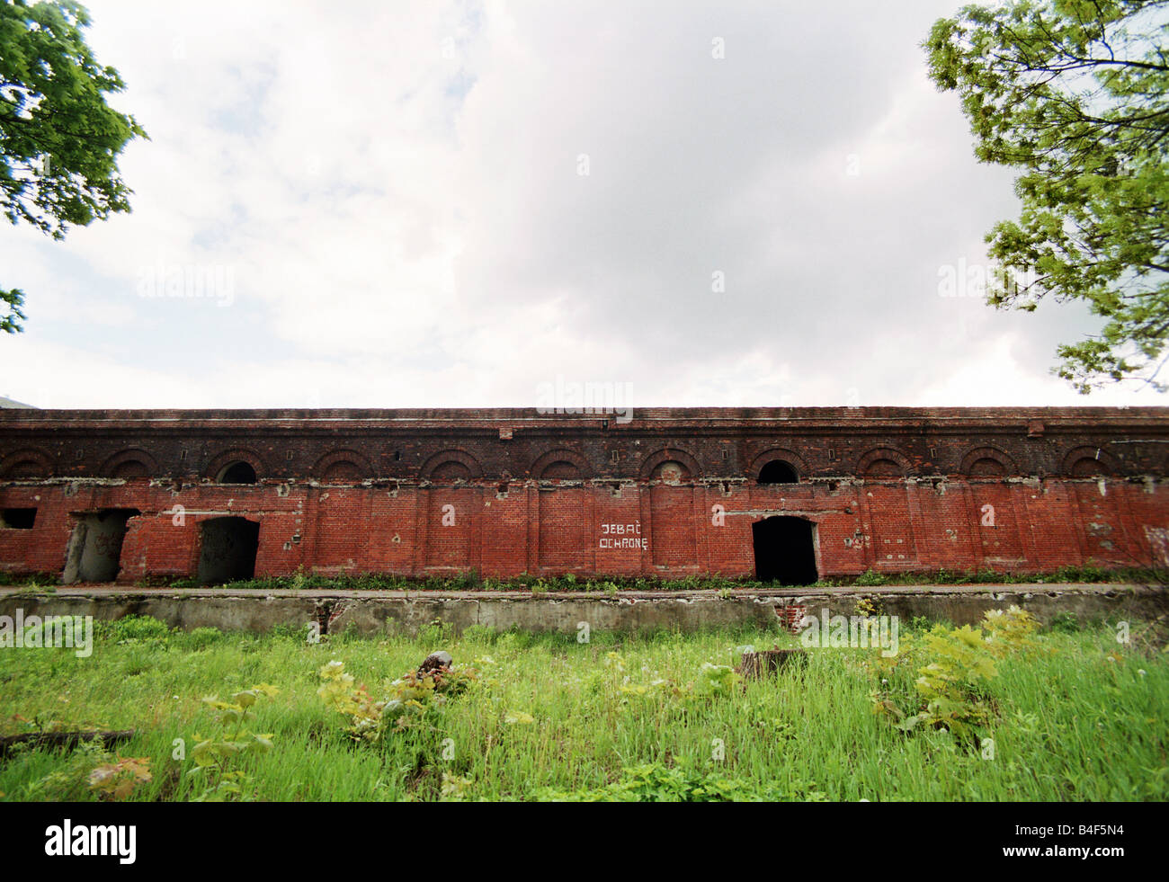A ruined industrial building, Lodz, Poland Stock Photo - Alamy