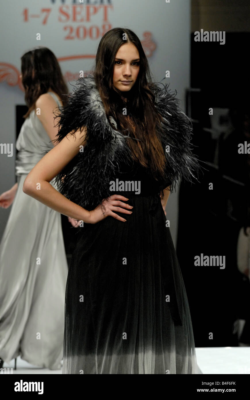 Female model at a fashion show Stock Photo - Alamy