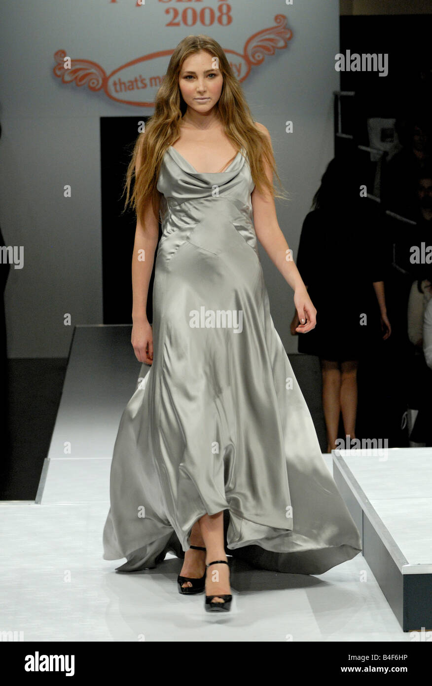 Female model at a fashion show Stock Photo - Alamy