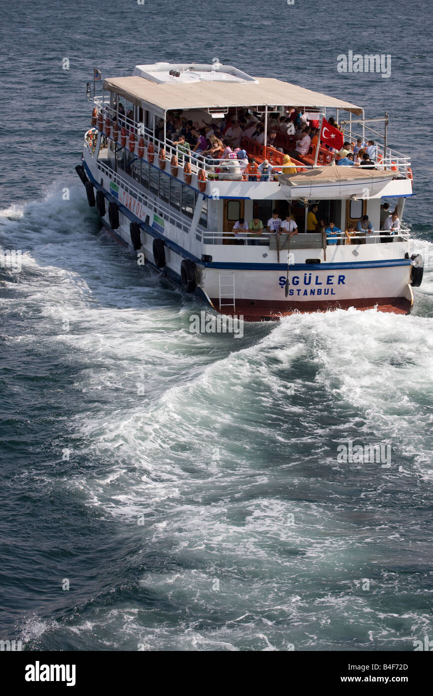 Ferry Boat Istanbul Turkey Stock Photo - Alamy