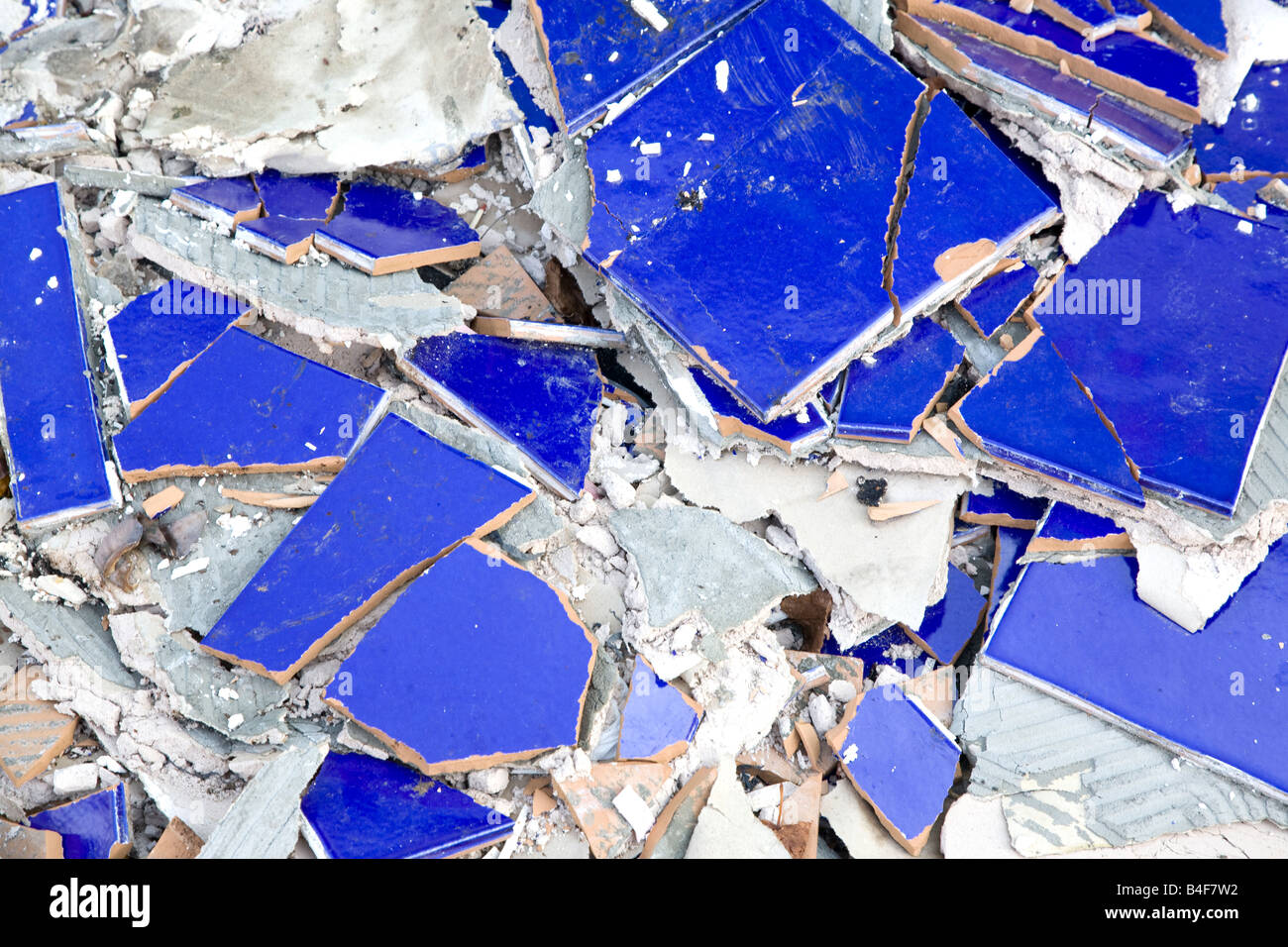 Pieces of broken tiles hi-res stock photography and images - Alamy