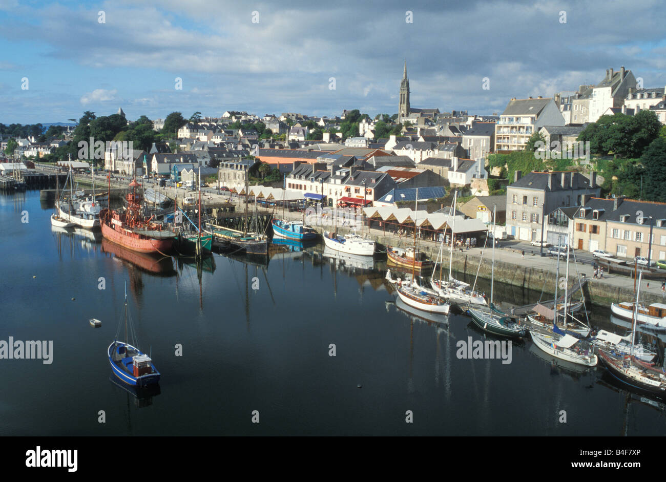Le Port Musee Shipmuseum Museum Douarnenez Brittany France Stock Photo ...