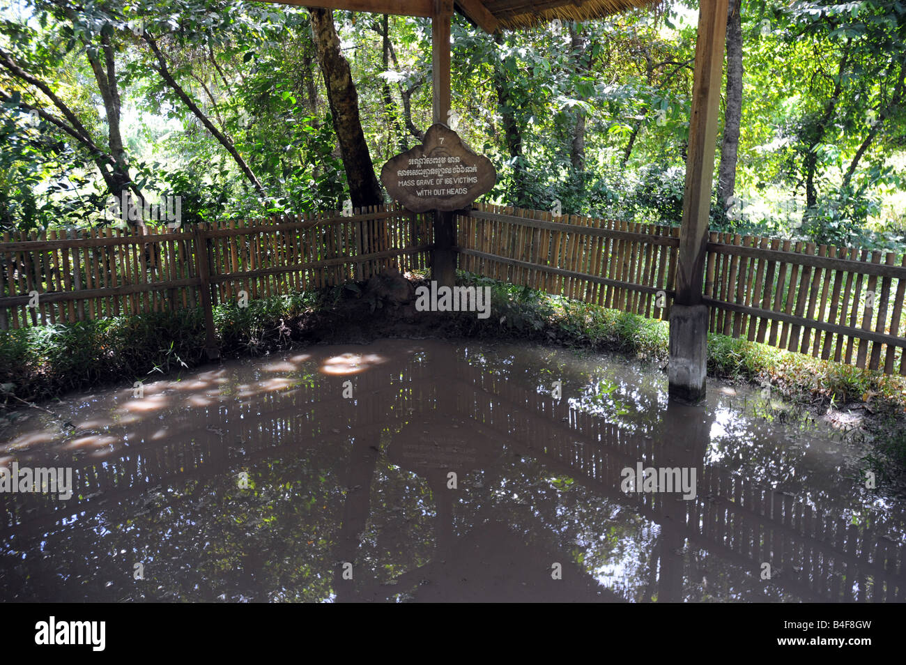 The site of Choeung Ek the killing fields 12km outside Phnom Penh ...