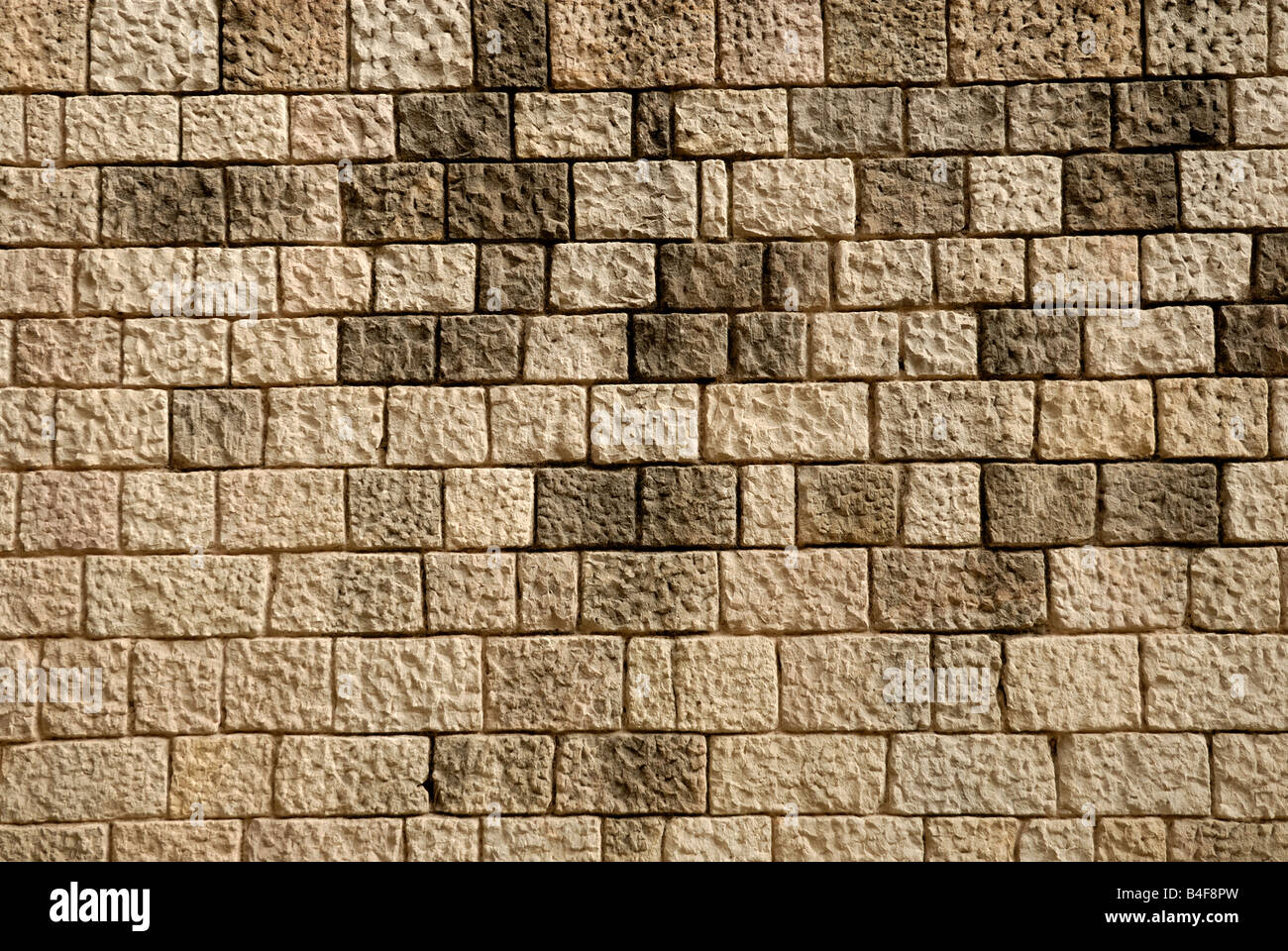 Ancient brick wall at a cloister in Barcelona, Spain Stock Photo - Alamy