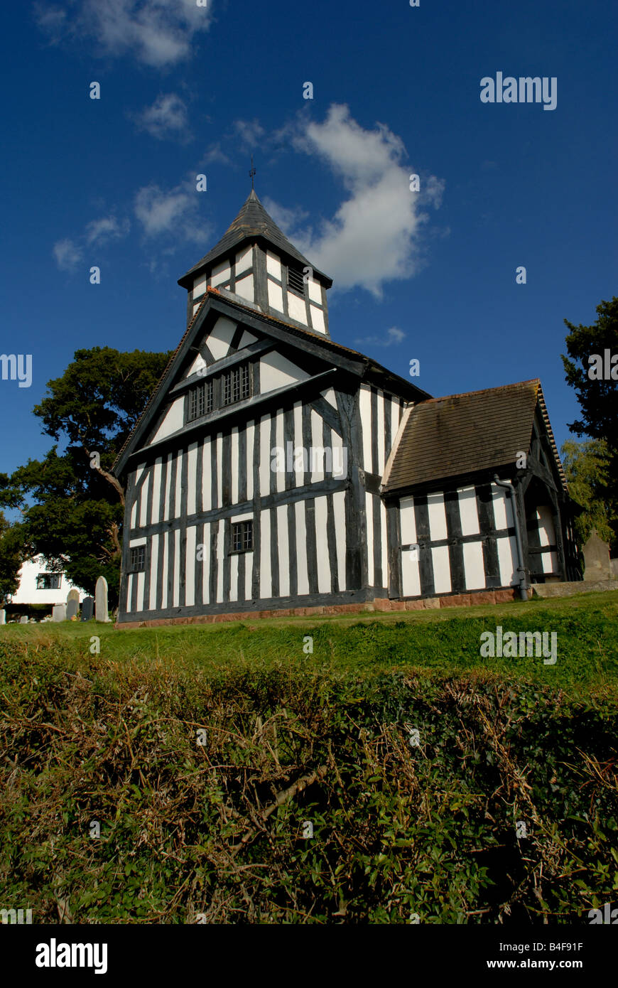 St Peter's church Melverley Shropshire Stock Photo - Alamy