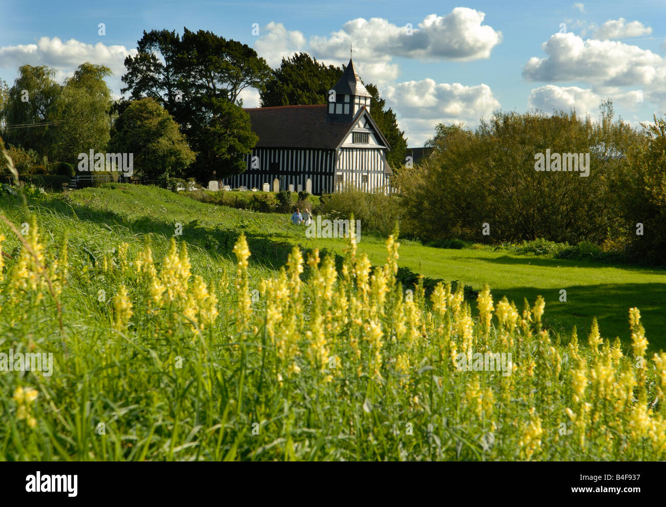 St Peter's church, Melverley, Shropshire Stock Photo - Alamy