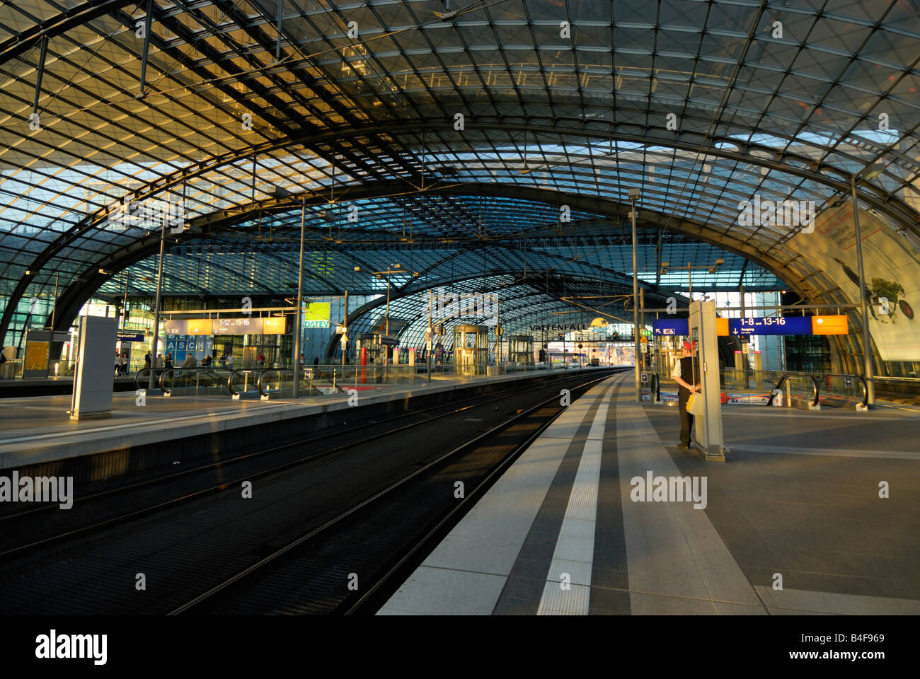 Berlin Central Station "Hauptbahnhof" railway station, Berlin, Germany ...