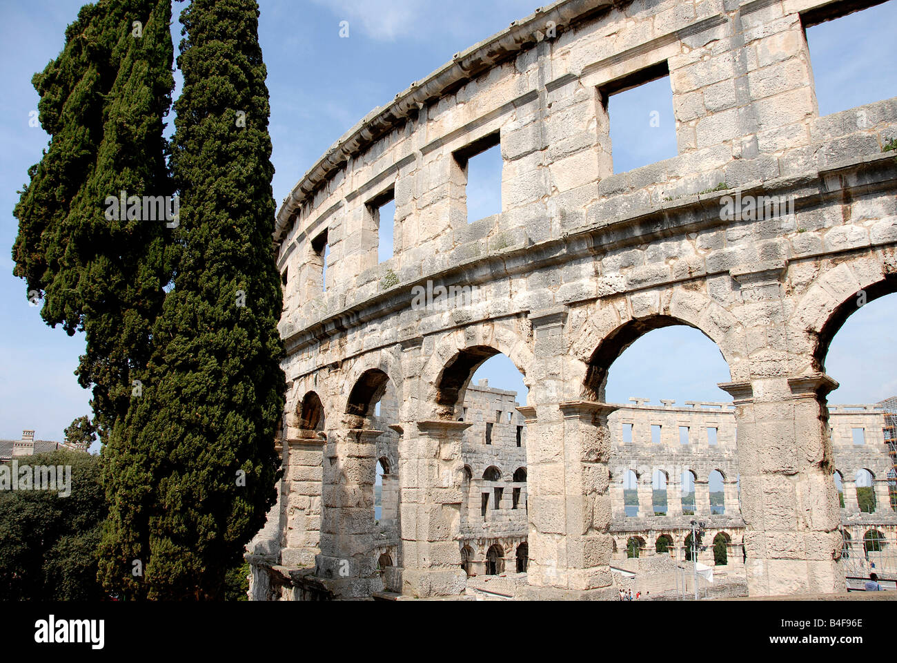 amphitheater, Pula, Croatia Stock Photo - Alamy