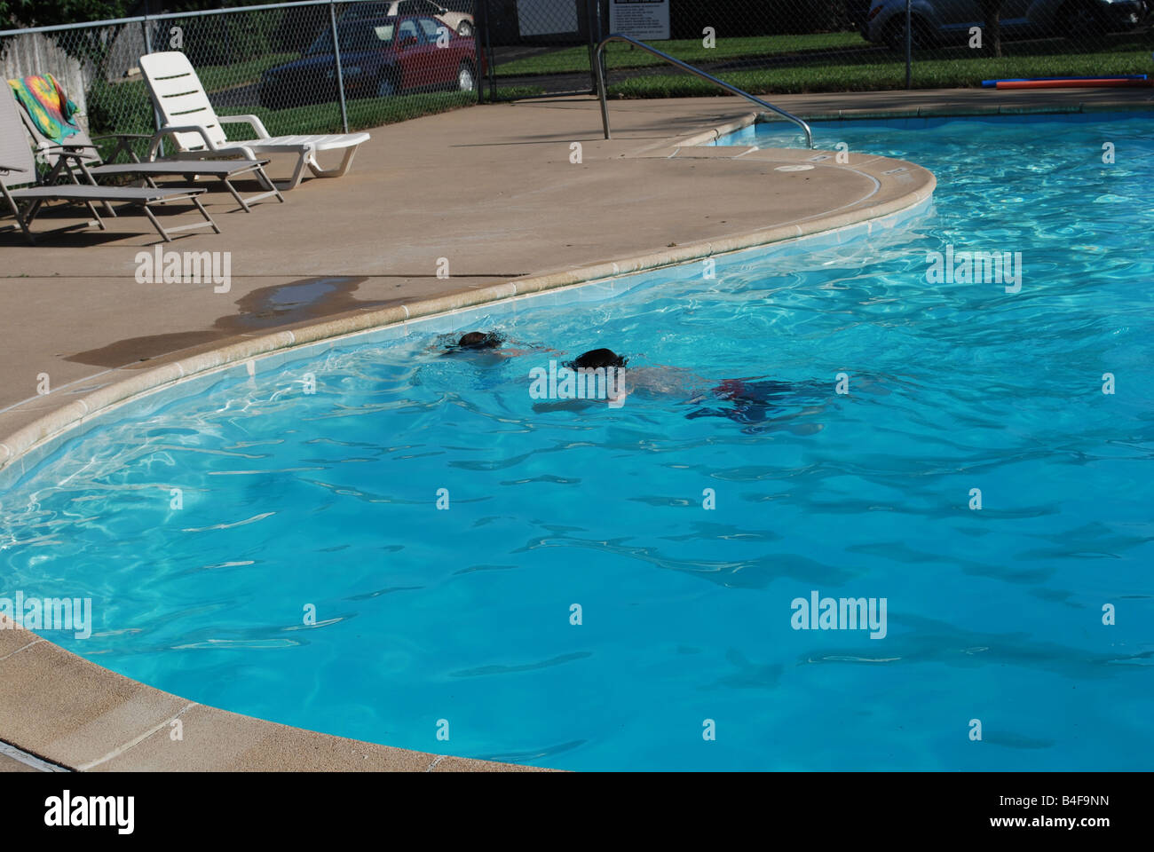 young person in pool Stock Photo - Alamy
