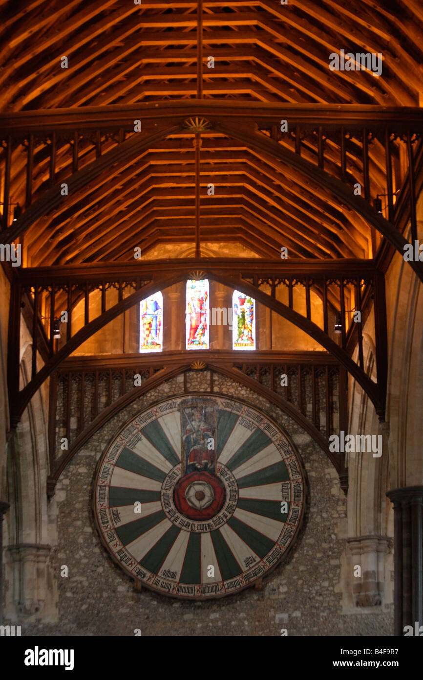 Winchester Castle Great Hall Round Table 1222 1236 Great Britain ...