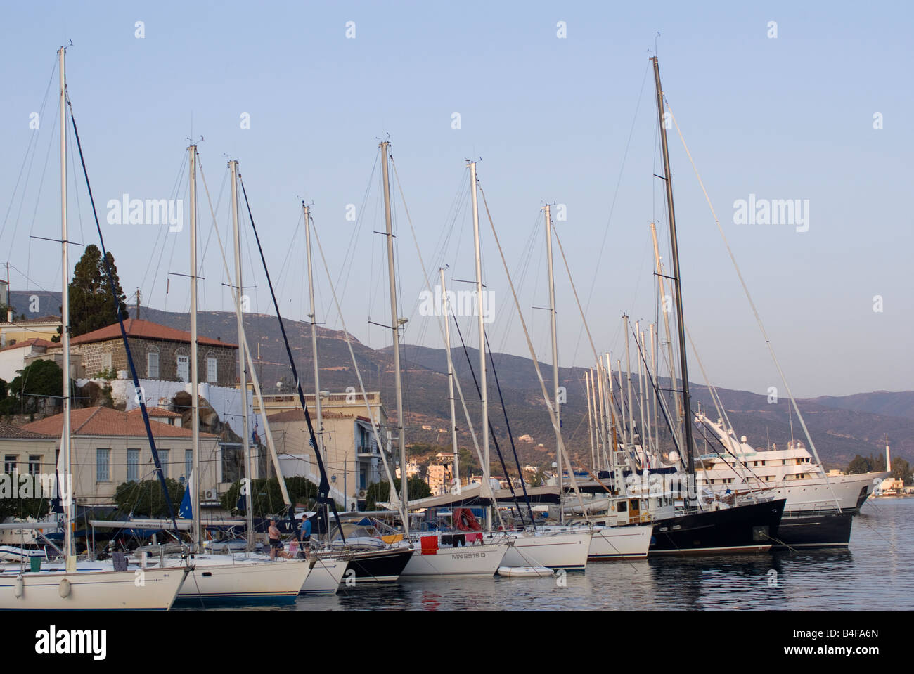 Harbor town poros hi-res stock photography and images - Alamy