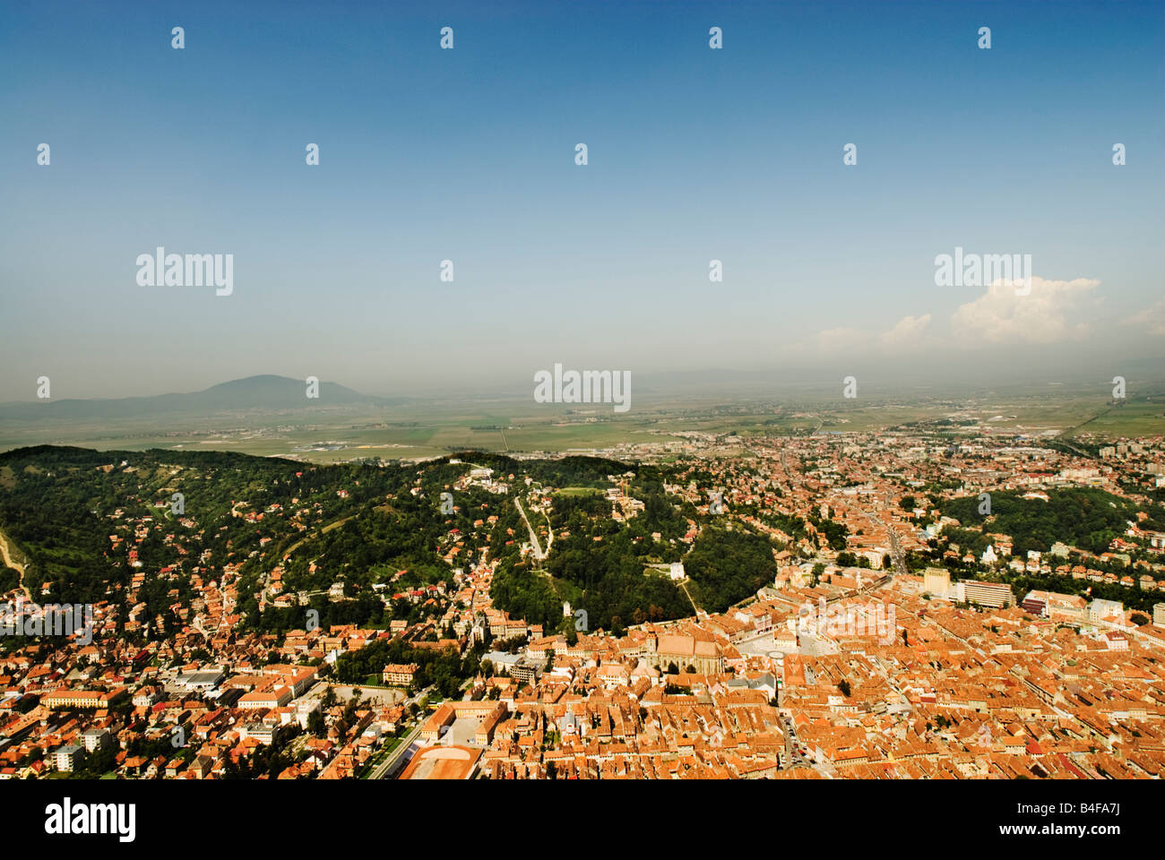 View of Brasov from the Brasov sign, Romania Stock Photo - Alamy
