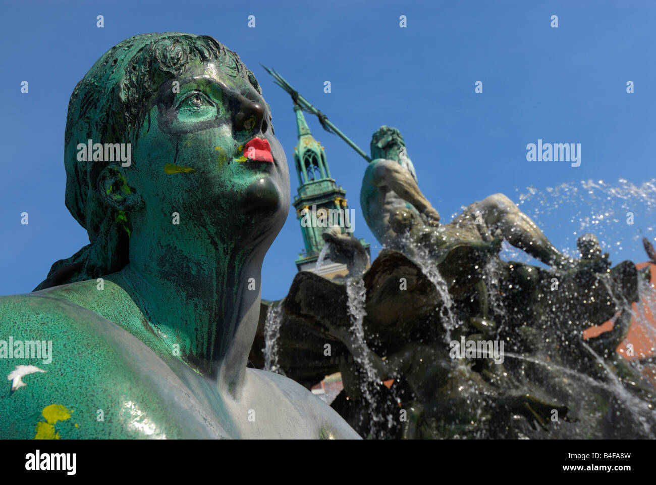 The Neptun Fountain "Neptunbrunnen" in Berlin, Germany Stock Photo - Alamy