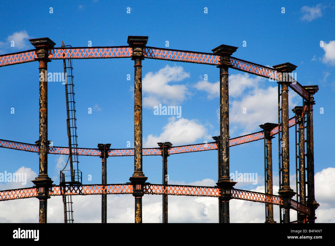 Gas Tower at St Pancras London England Stock Photo - Alamy