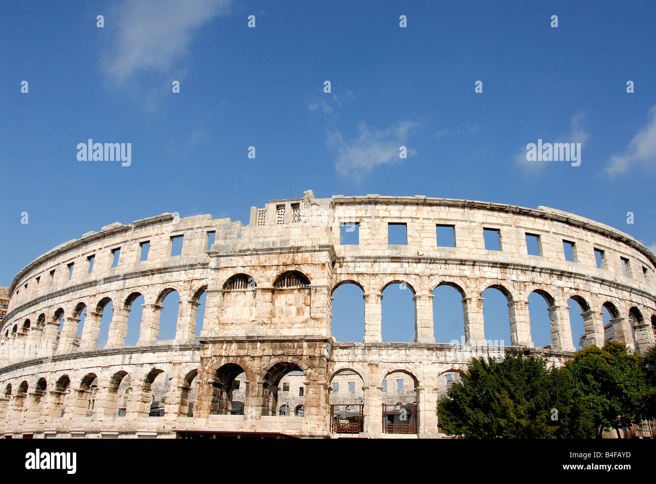 amphitheatre, Pula Croatia Stock Photo - Alamy