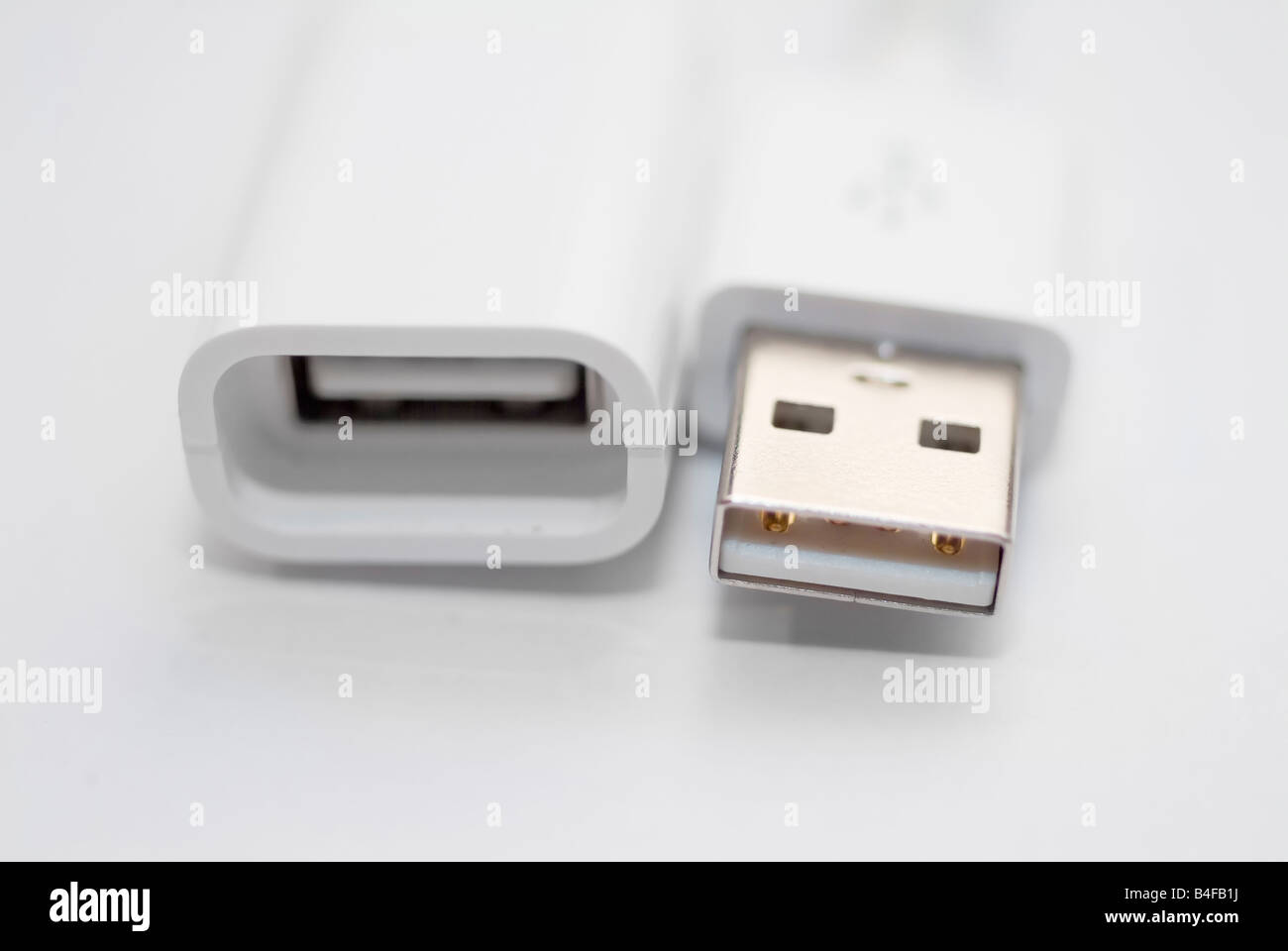 usb connector male and female Stock Photo - Alamy