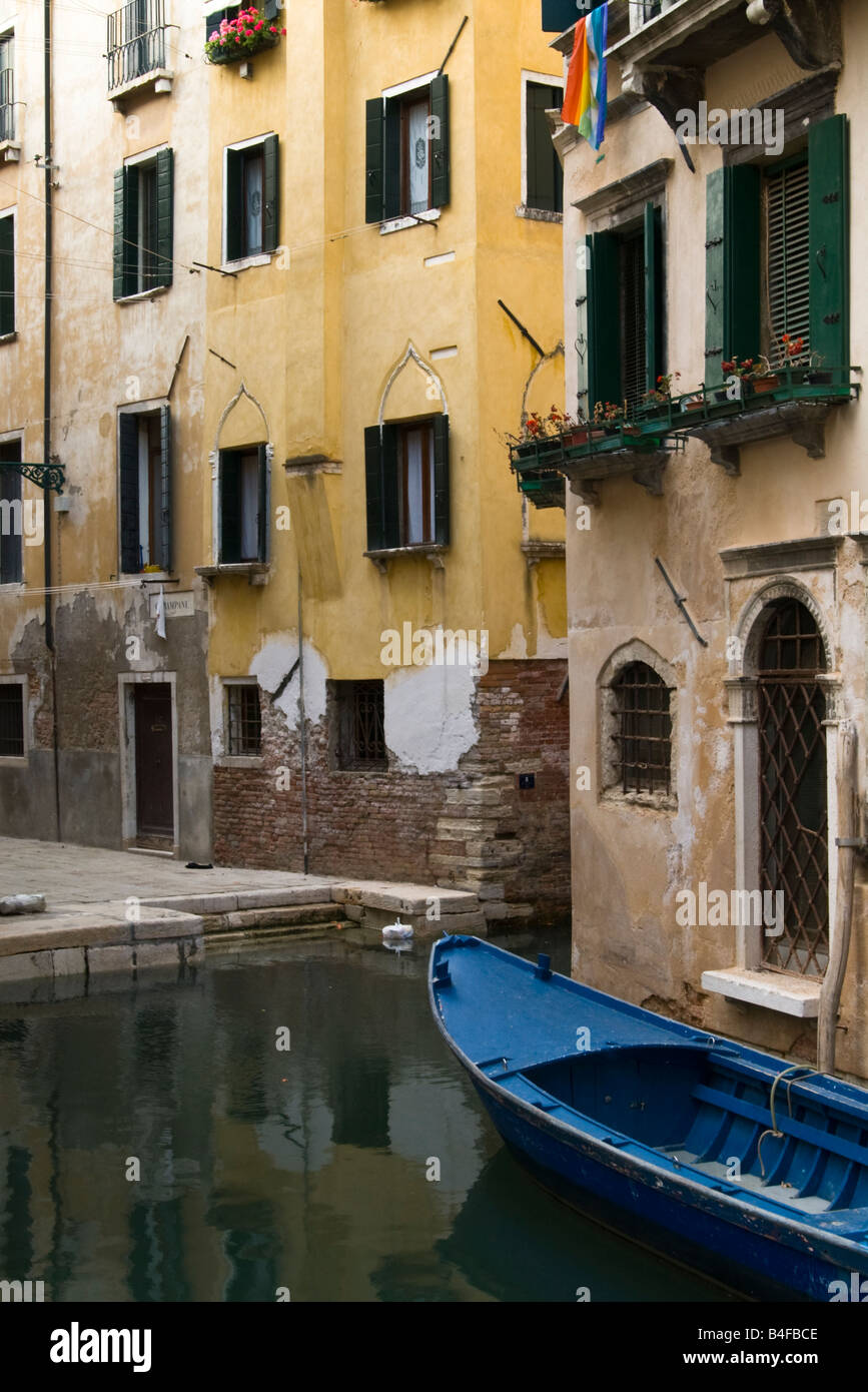 Facades venetian italian piazza buildings waterway hi-res stock ...