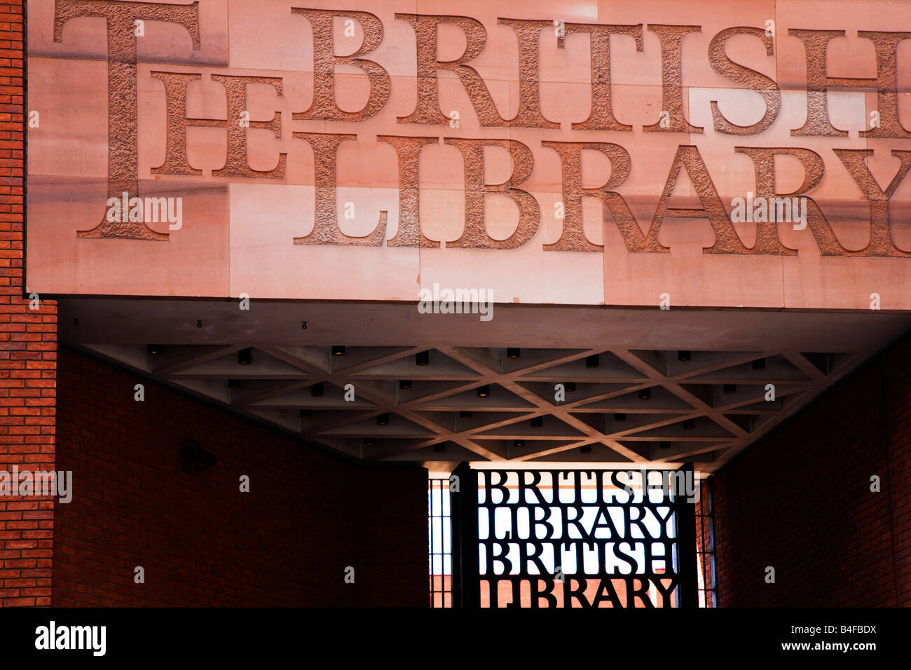 The British Library London England Stock Photo - Alamy