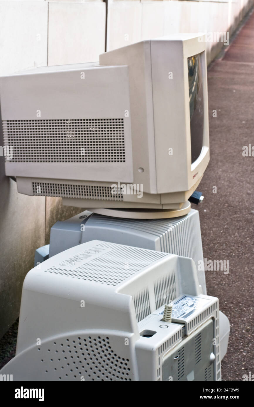 Old Computer Monitor Side