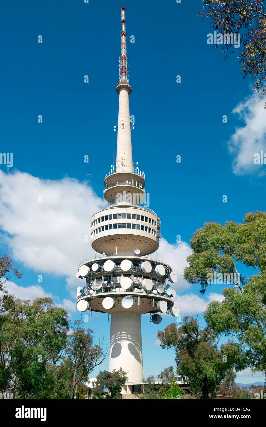TELSTRA TOWER CANBERRA NEW SOUTH WALES AUSTRALIA Stock Photo - Alamy