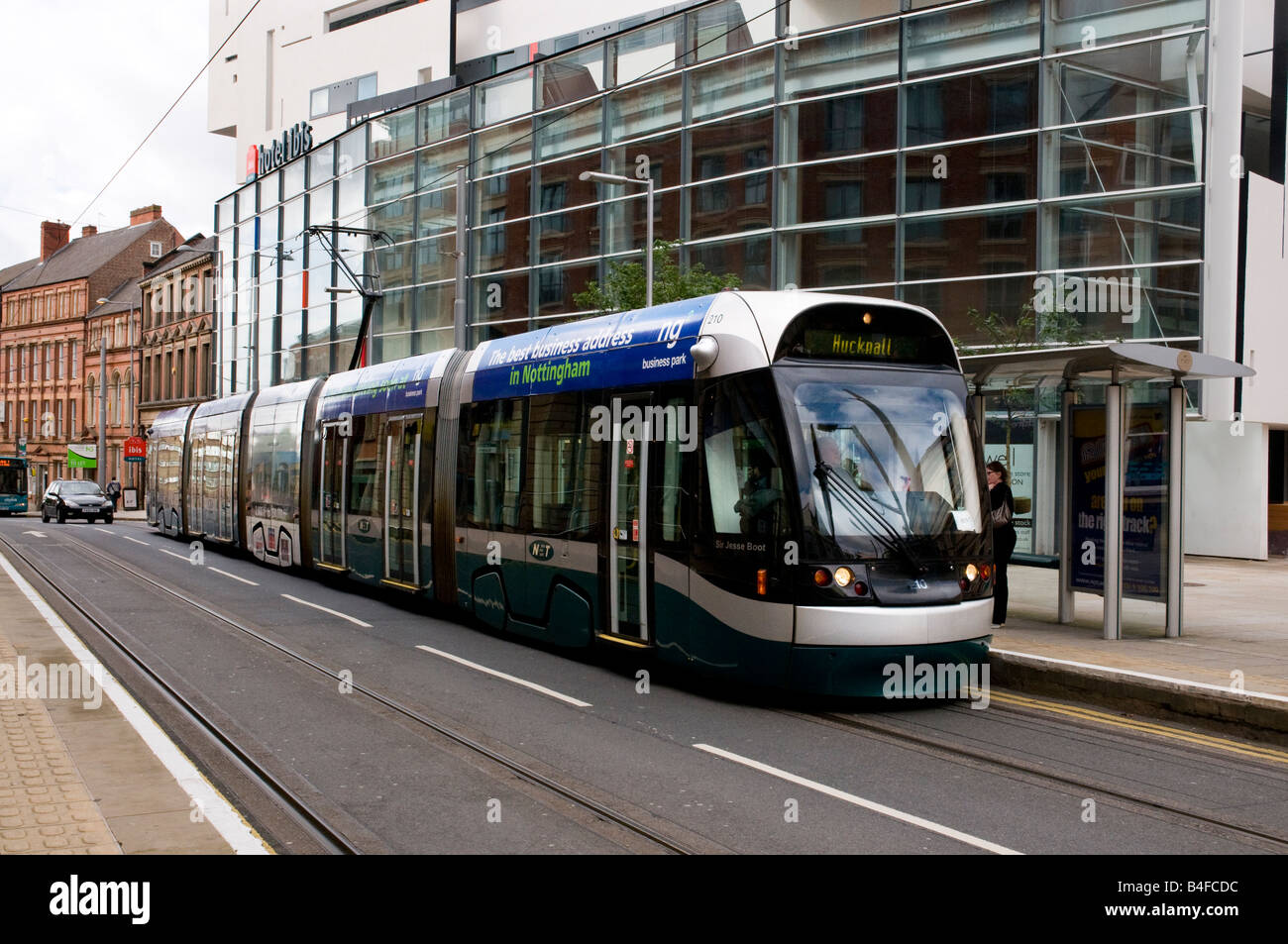 nottingham city transport tram 210 Sir Jesse Boot fletcher gate ...