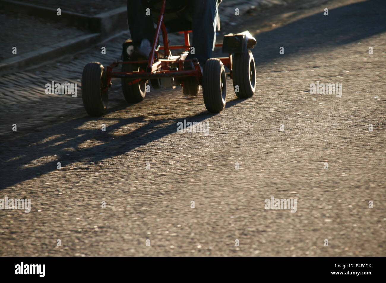 Boy driving go kart hi-res stock photography and images - Alamy