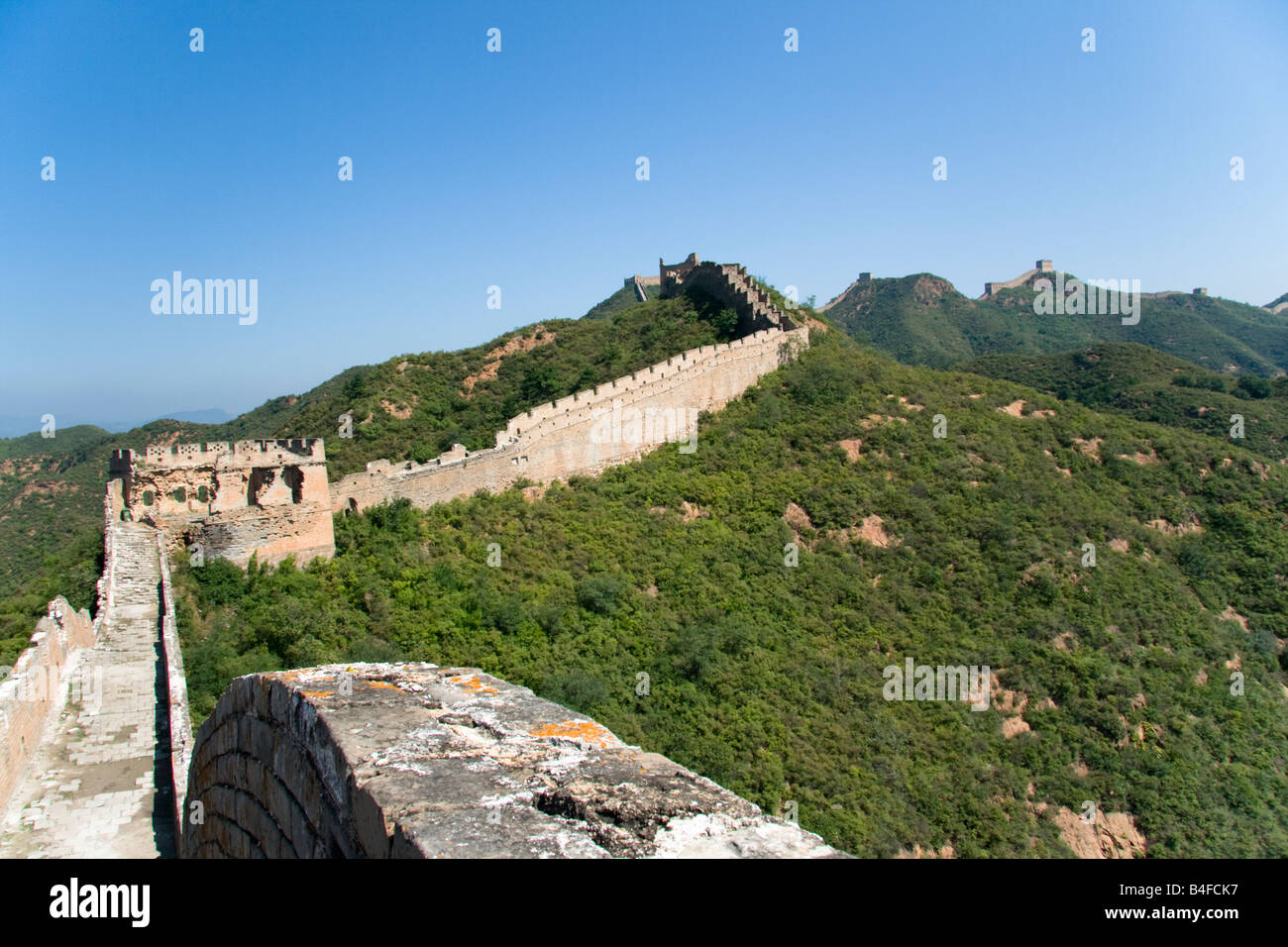 Jinshanling section of the Great Wall of China in Luanping County ...