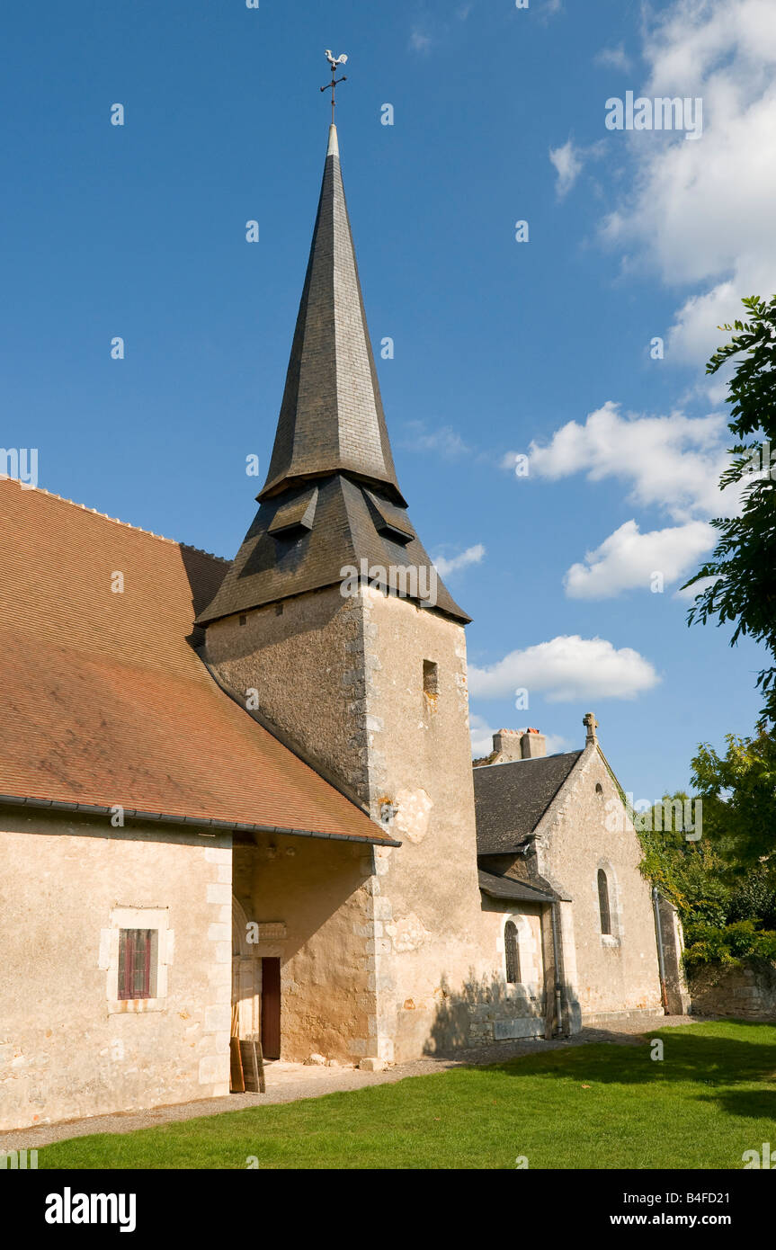 Chalais church, Indre, France Stock Photo - Alamy