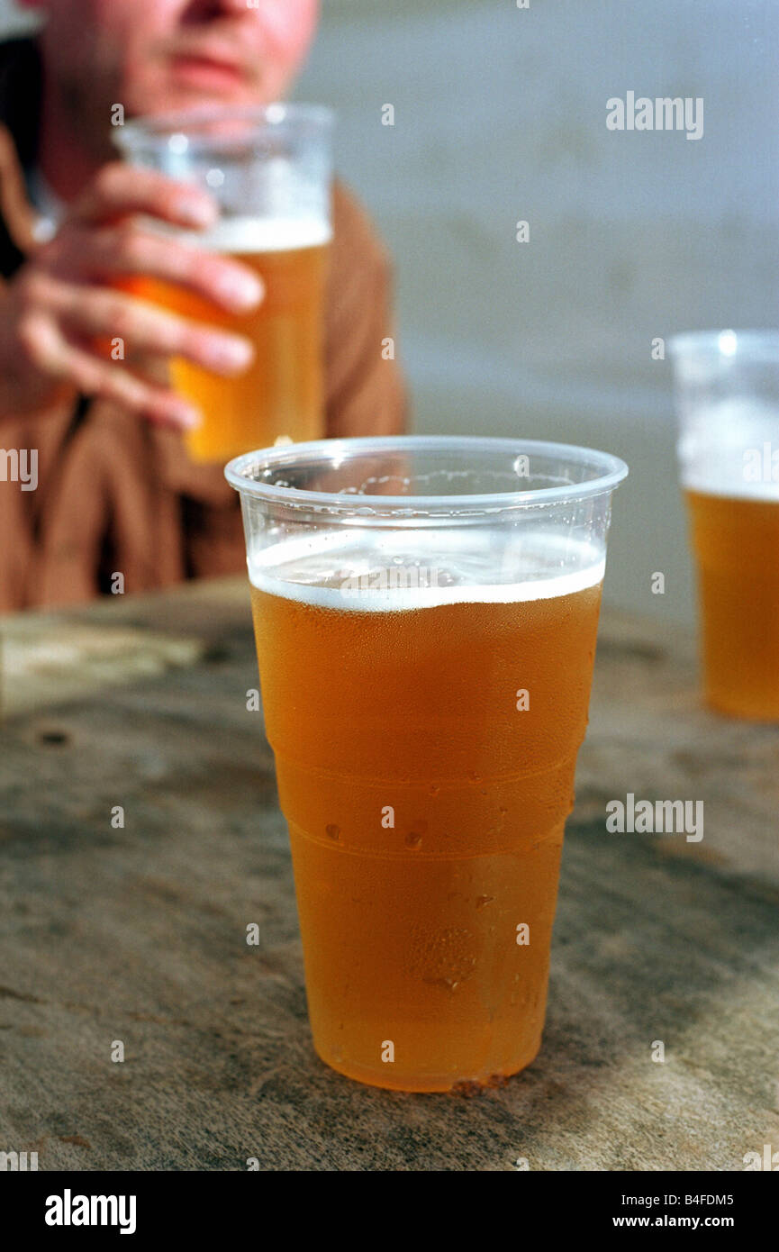 Plastic cup full of beer hi-res stock photography and images - Alamy