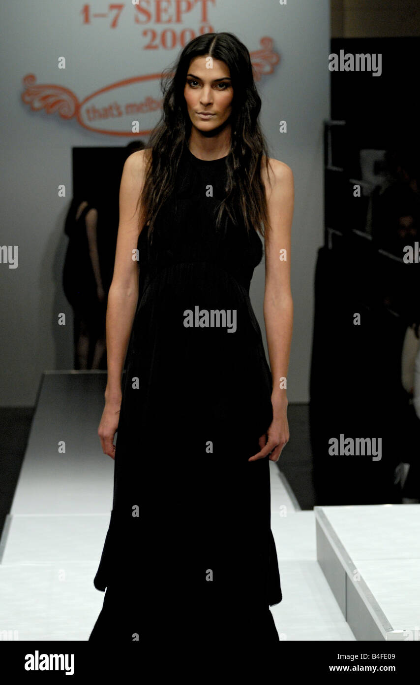 Female model at a fashion show Stock Photo - Alamy