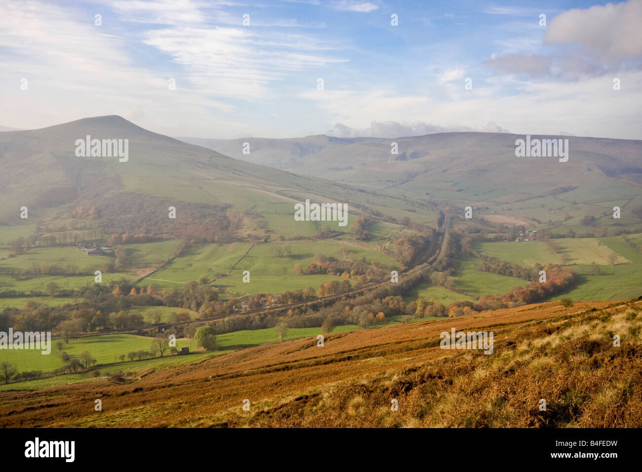 View from Win Hill, Derbyshire, England Stock Photo - Alamy