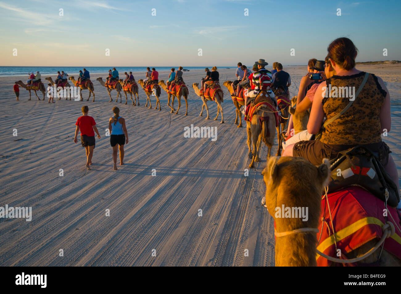 Riding camel at australia hi-res stock photography and images - Alamy