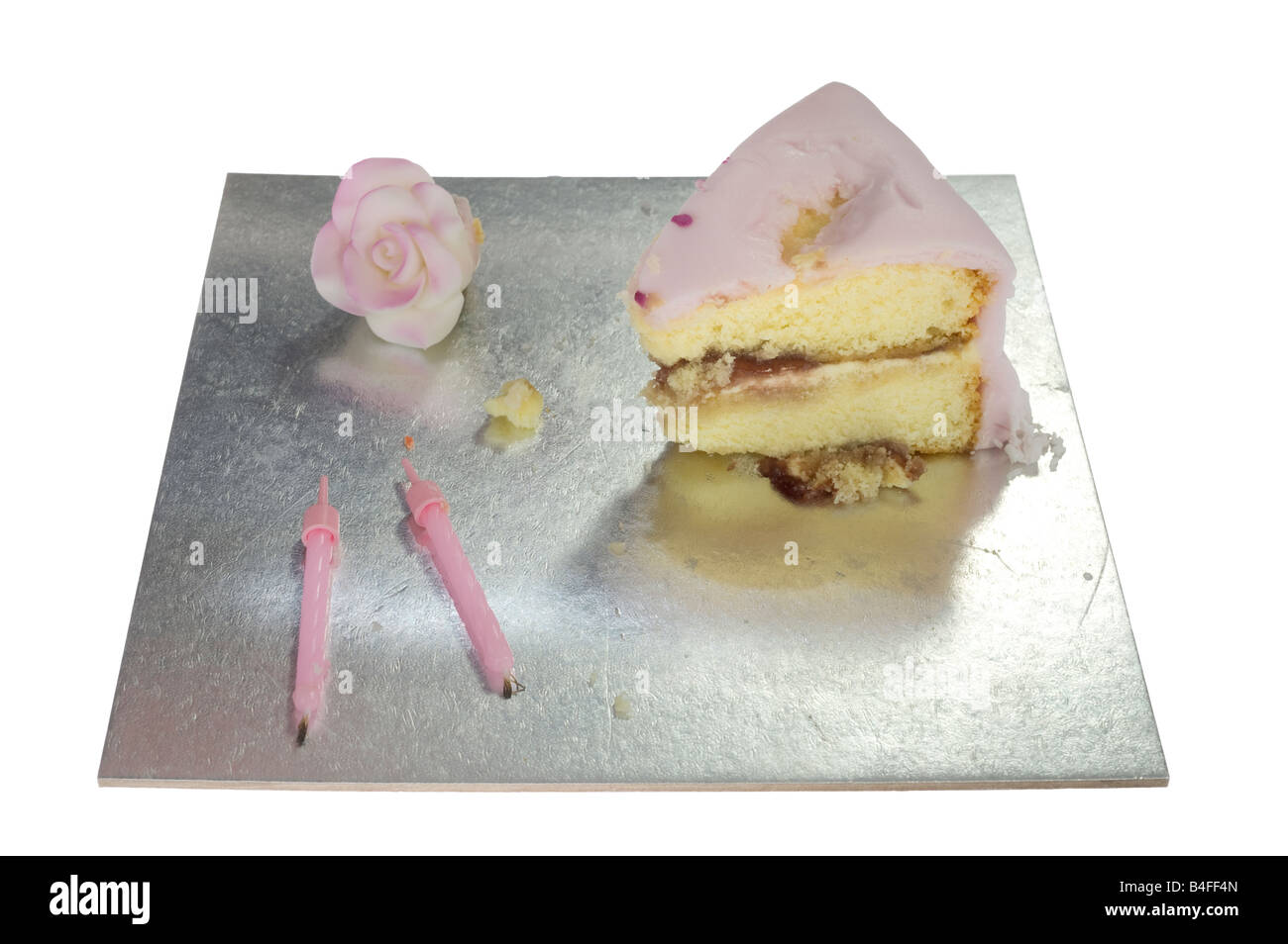 Candles birthday cake Cut Out Stock Images & Pictures - Alamy