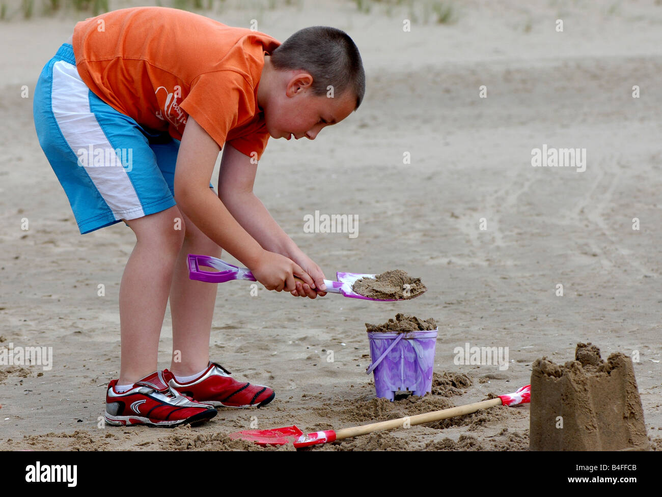 Sandcastle Building High Resolution Stock Photography and Images - Alamy