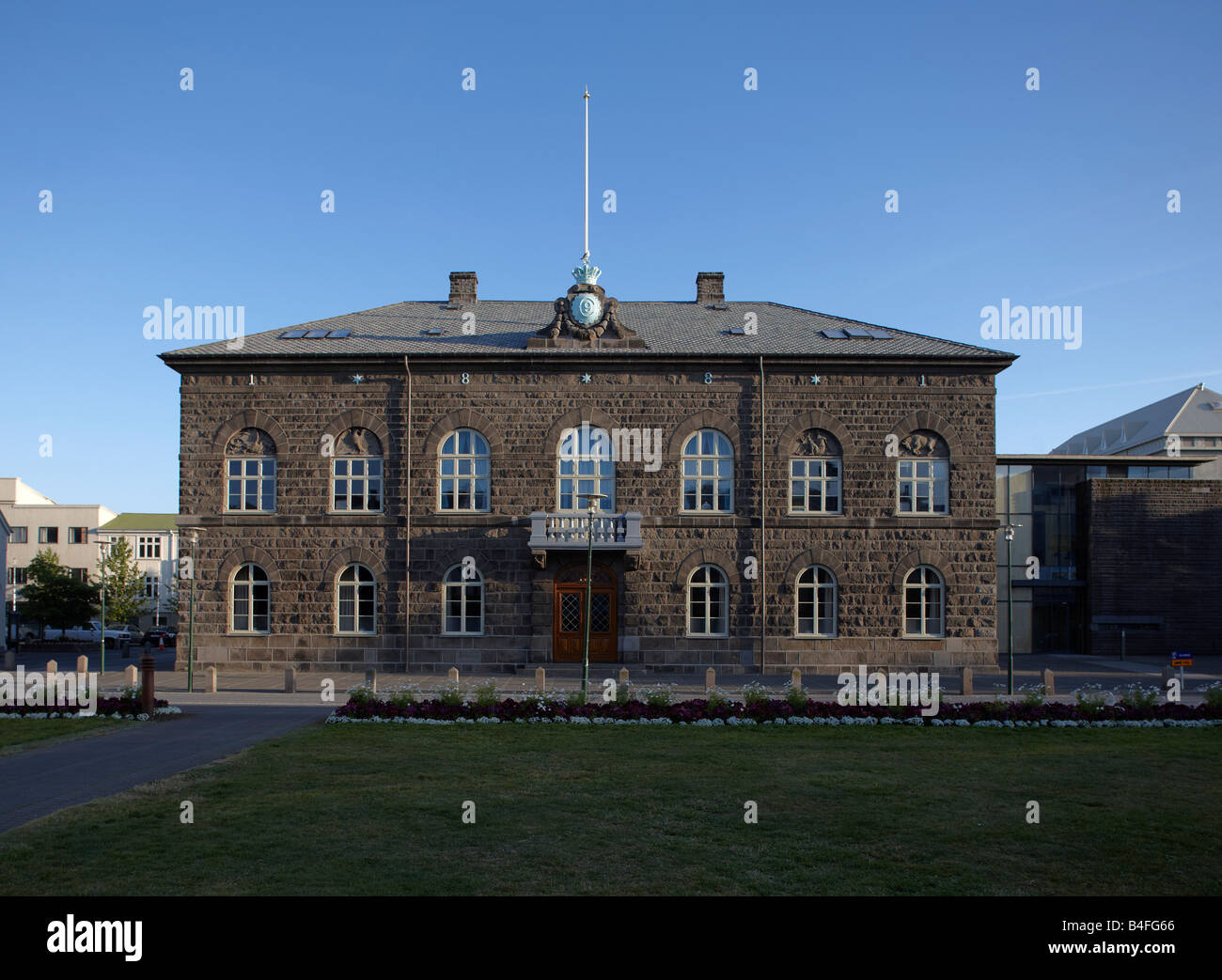Iceland parliament hi-res stock photography and images - Alamy