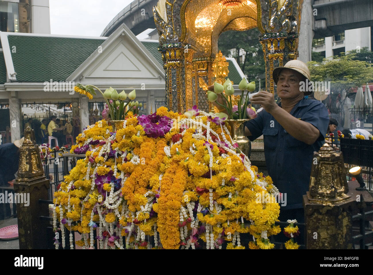 Erawan Shrine. Bangkok Stock Photo - Alamy