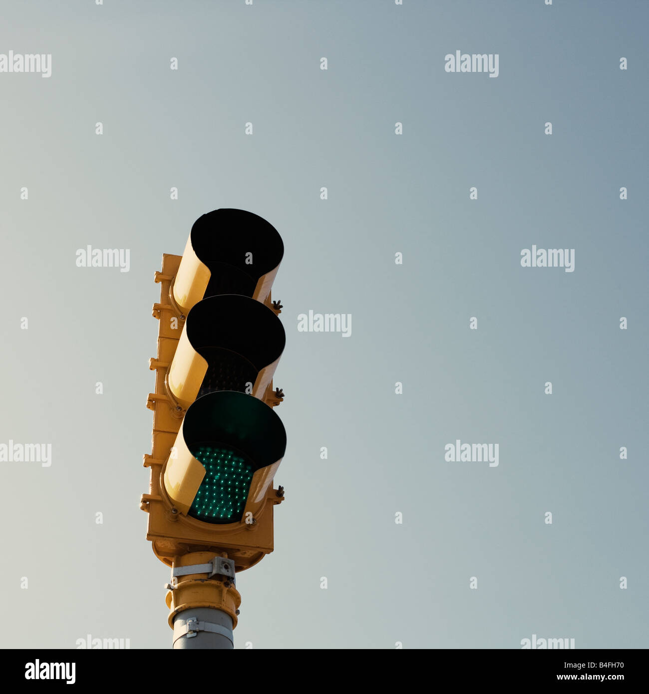 Traffic Light in the Midtown West section of New York City Stock Photo ...