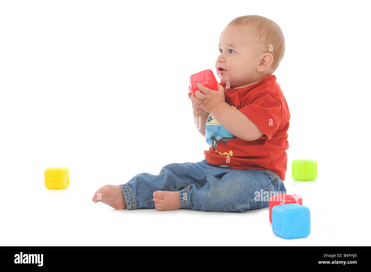Babies learning hi-res stock photography and images - Alamy