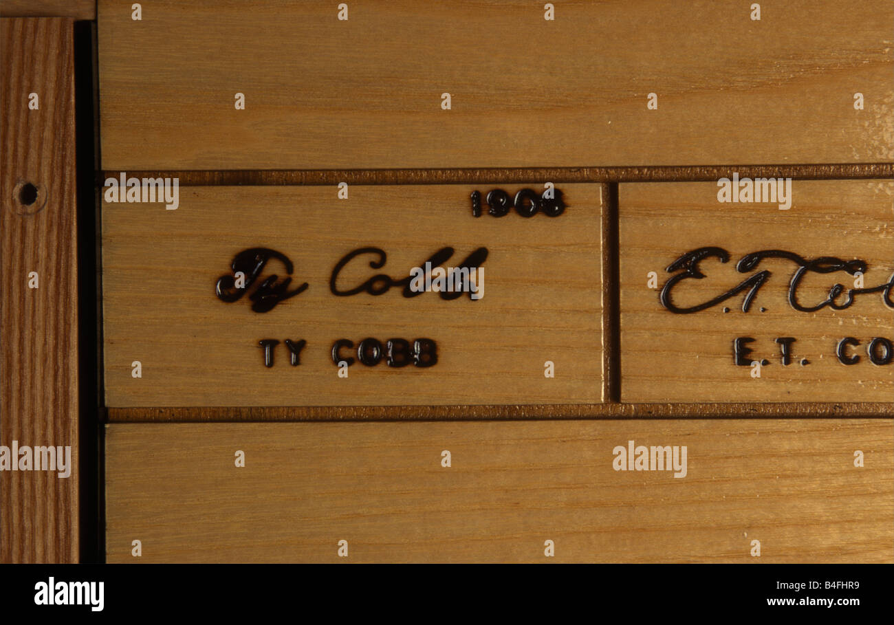 Ty Cobb signature Stock Photo - Alamy