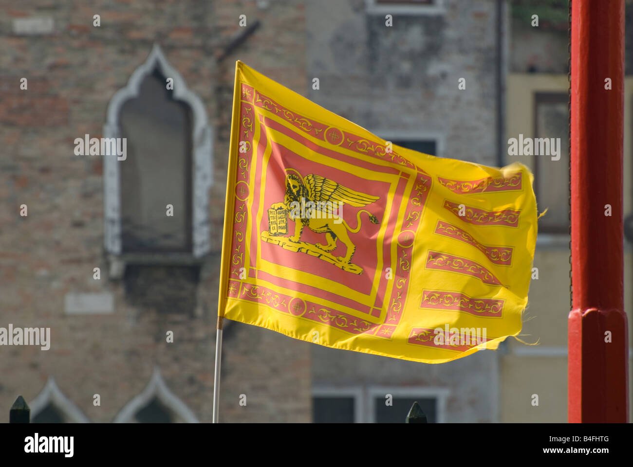The flag of Venice Italy Stock Photo - Alamy