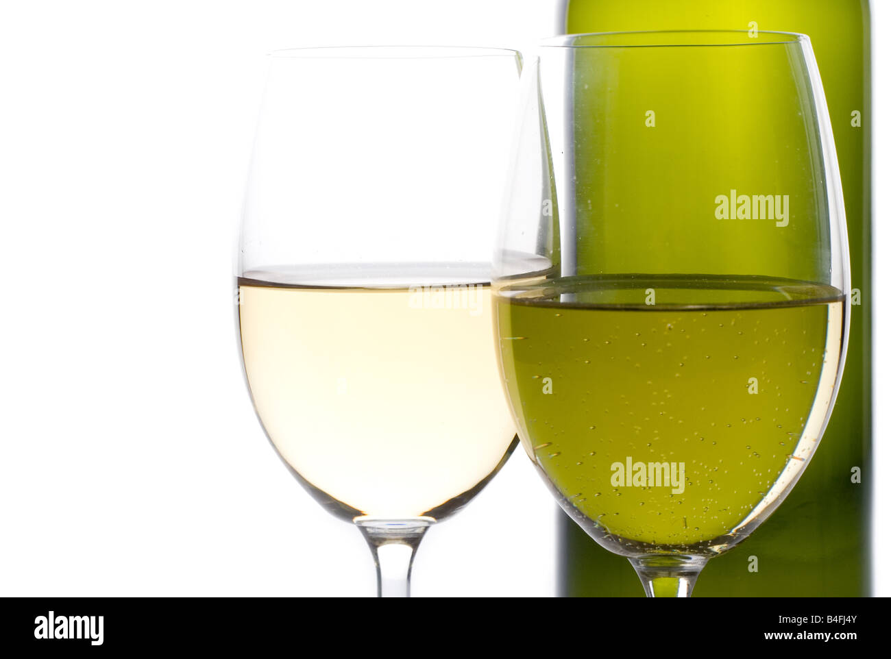 Two glasses of wine and carafe hi-res stock photography and images - Alamy
