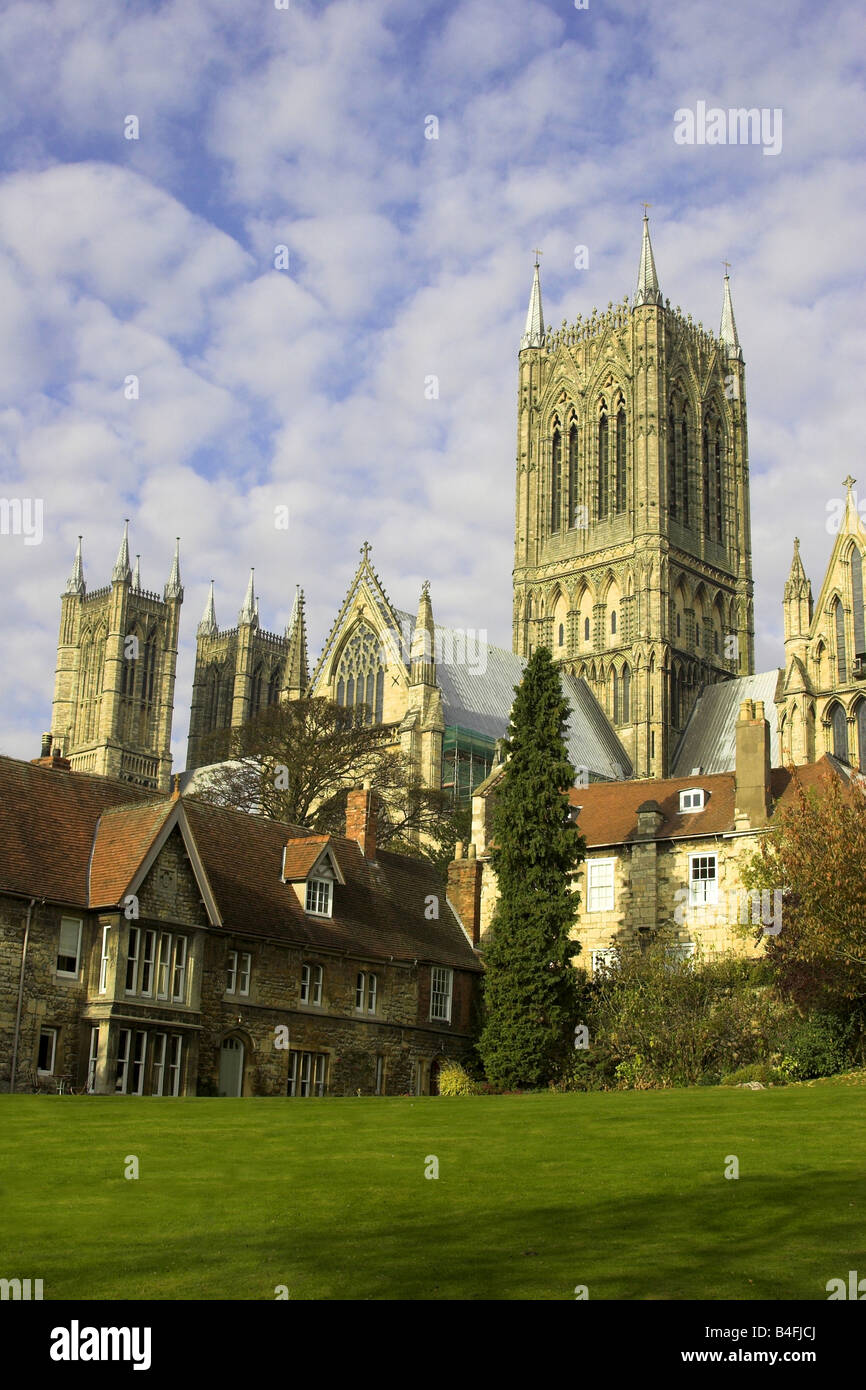 Lincoln Cathedral, Lincoln, England, U.K Stock Photo - Alamy