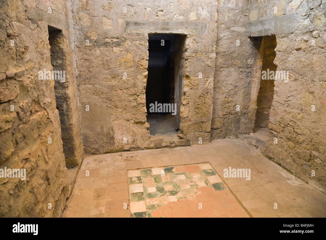 Cordoba Cordoba Province Spain Baños del Alcazar Califal Arab baths of ...