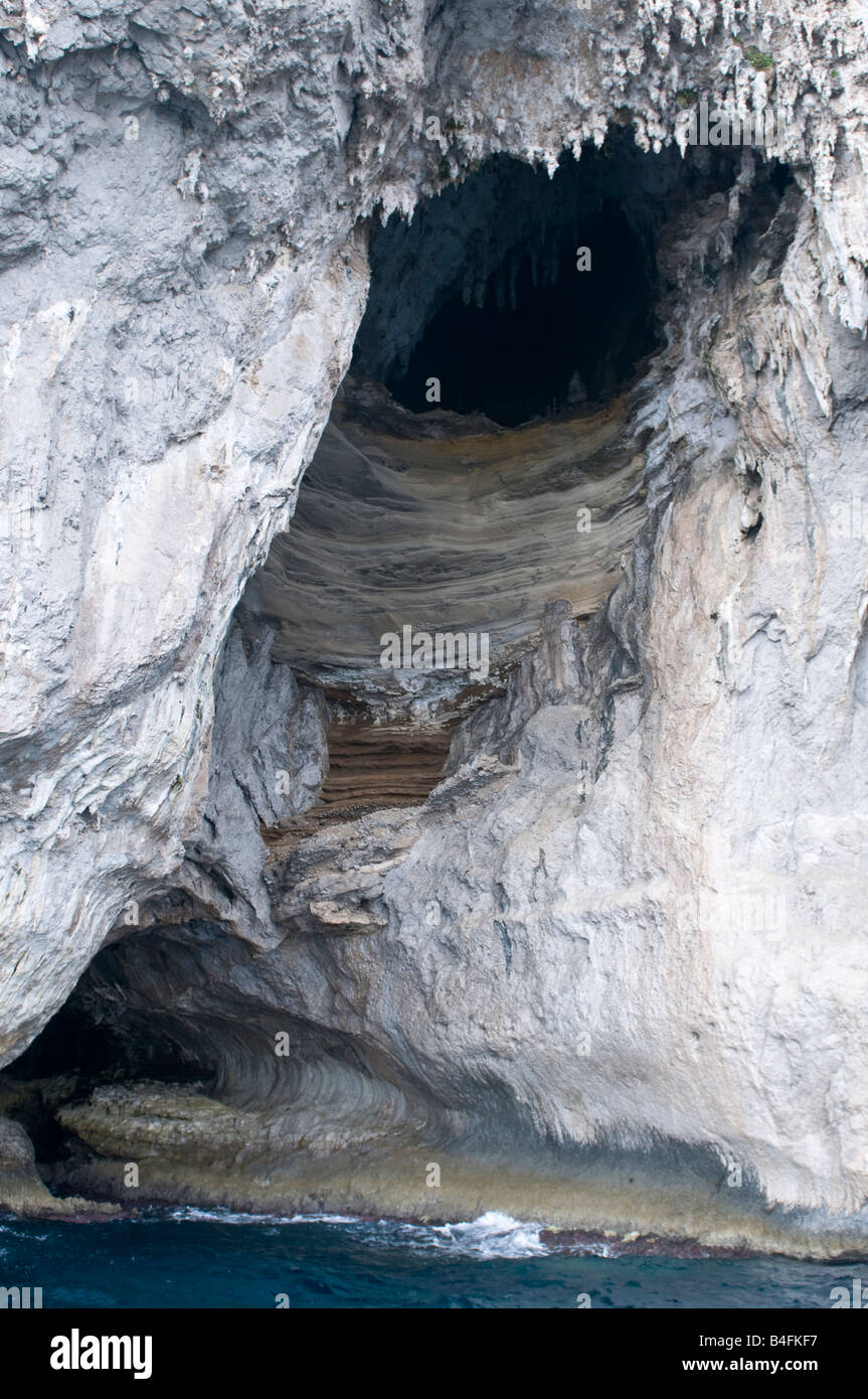 Grotta Bianca and Grotta Meravigliosa, Capri Stock Photo - Alamy