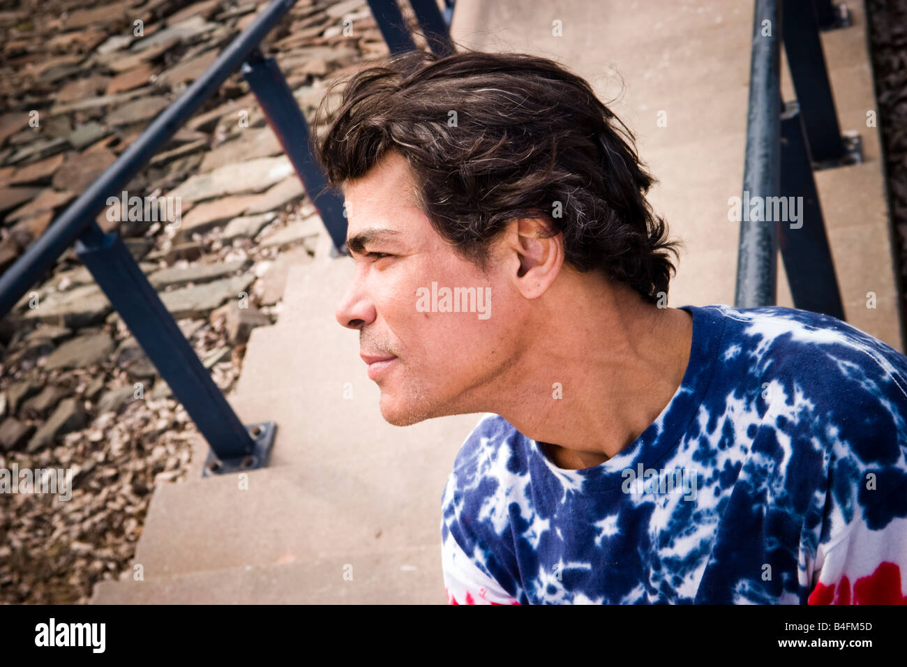 Young Hispanic man posing MODEL RELEASED Stock Photo - Alamy