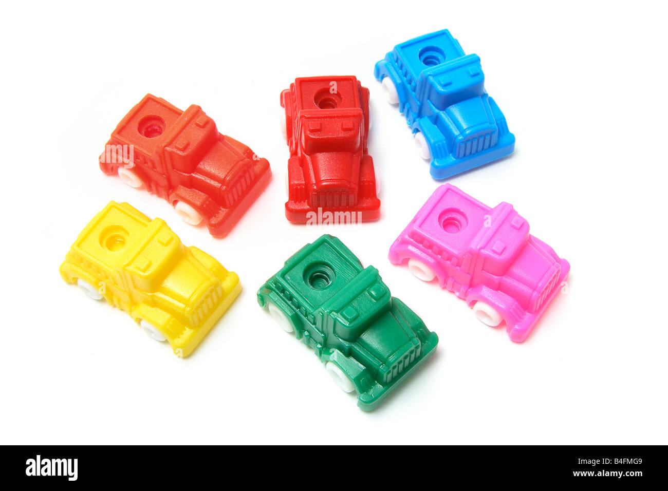 Plastic Toy Cars Stock Photo - Alamy