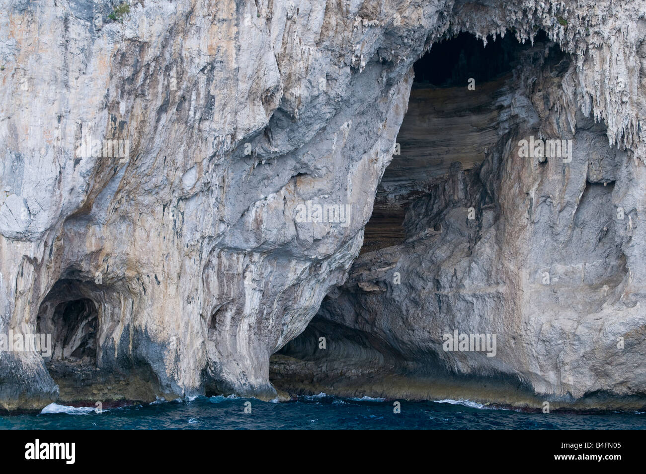Grotta Bianca and Grotta Meravigliosa, Capri Stock Photo - Alamy