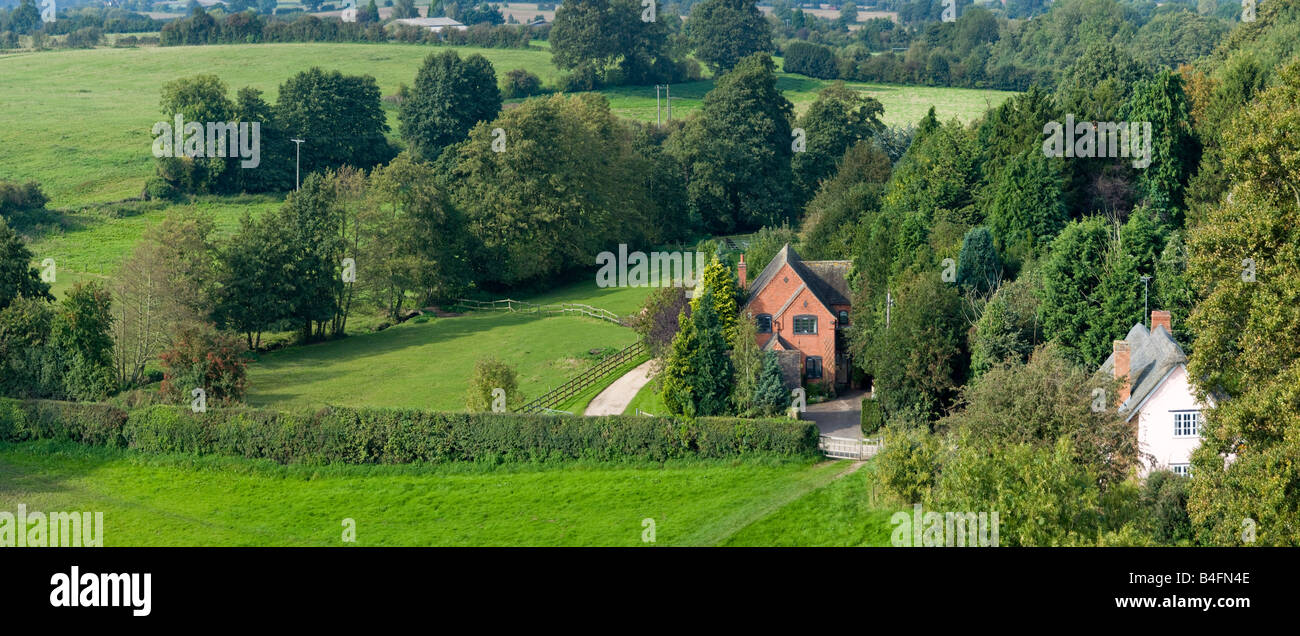 village with houses in countryside Stock Photo - Alamy