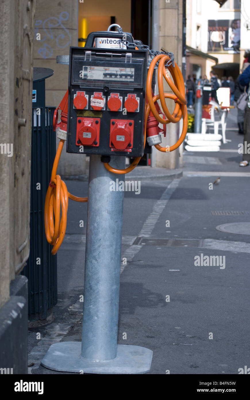 Temporary electrical power supply hi-res stock photography and images ...
