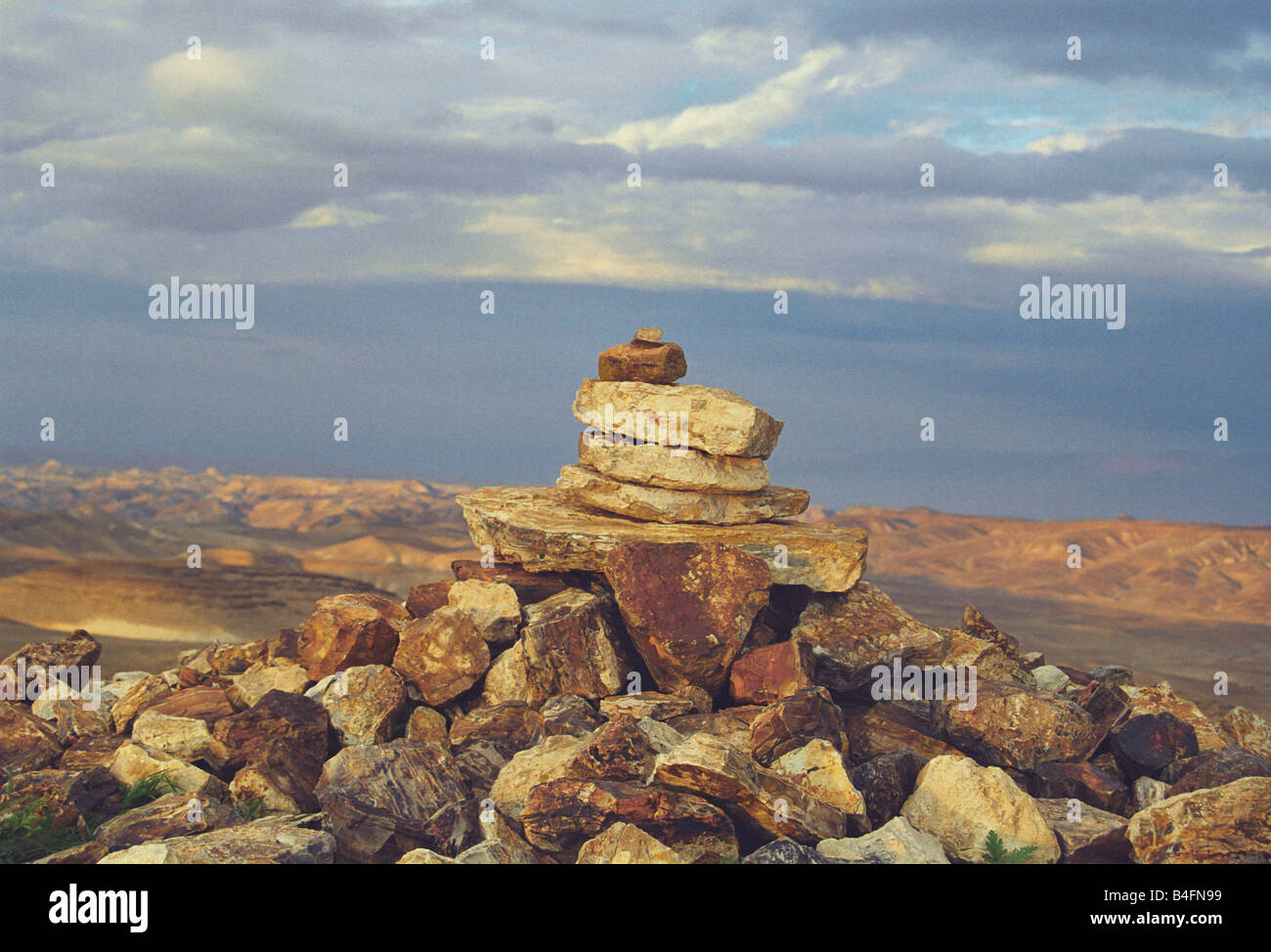 A pile of stones in the Judean Desert in Israel Stock Photo - Alamy